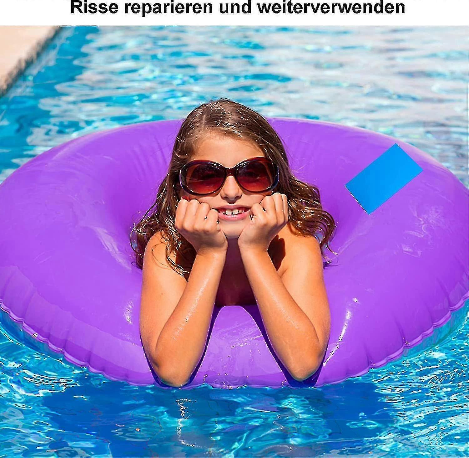 Pack Of 20 Self-adhesive Repair Patches For Swimming Pool, Pvc Pool Repair Kit For Water Bed ...