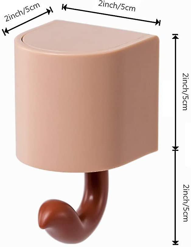 Cute Animal Shape Fun Hook Reusable Walls Sticky Hooks Decoration ...