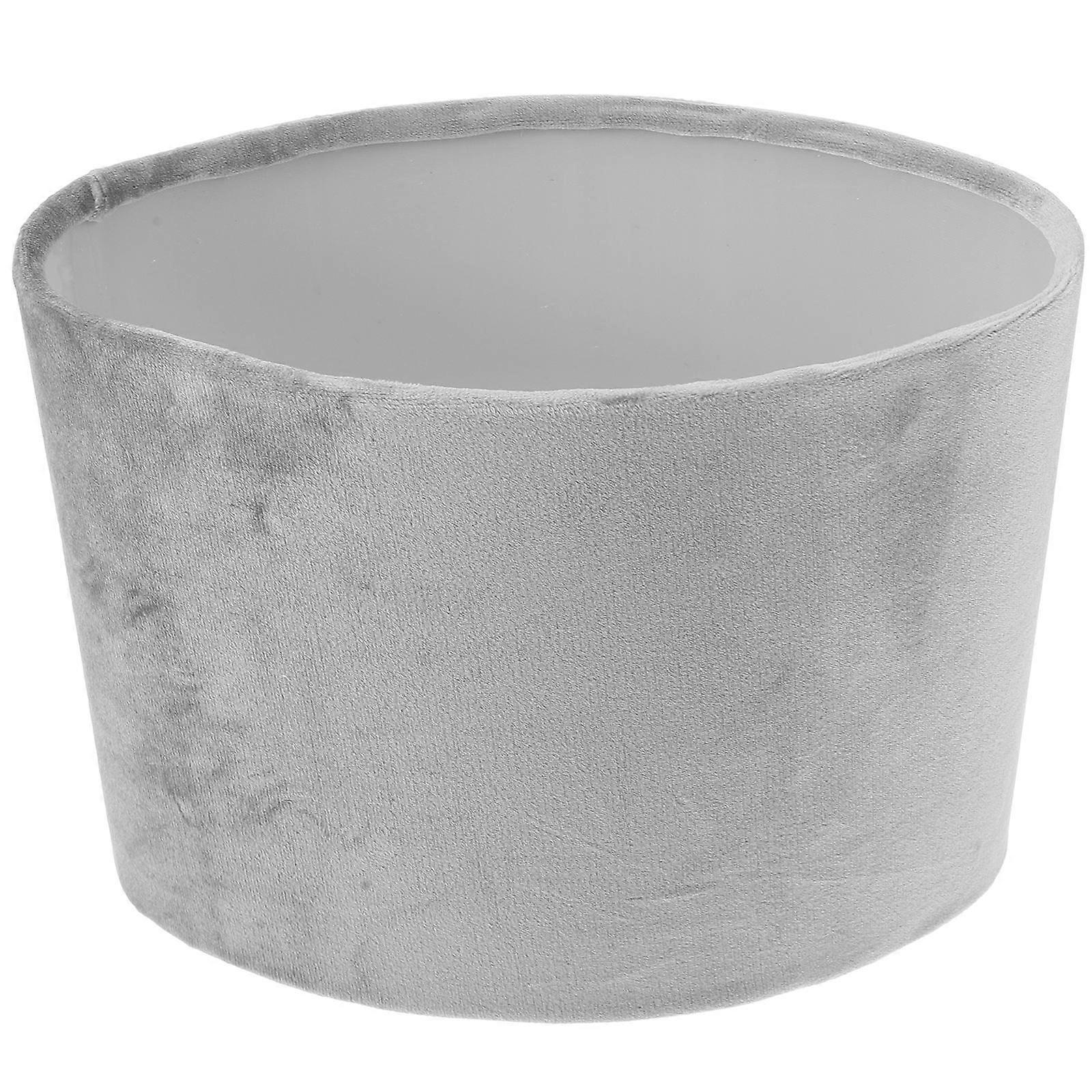 Oval Lampshade Cloth Decorative Cover for Table Light 1Pcs Grey | Fruugo UK