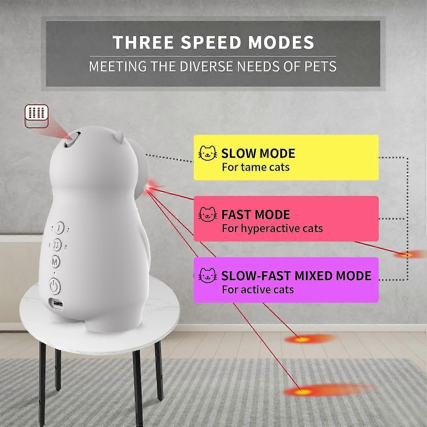 Interactive Cat Toy, Intelligent Automatic Electronic Kitten Toy Indoor ...