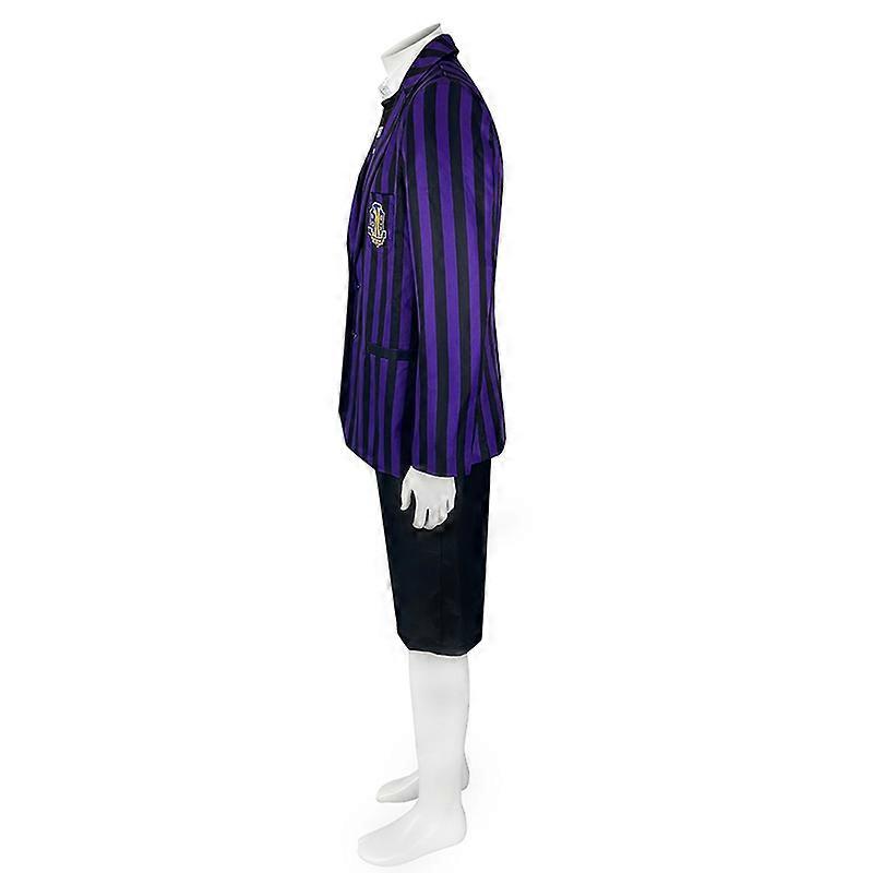 Wednesday Season 2 Cosplay Costume Full Set Purple Blue Streetwear ...