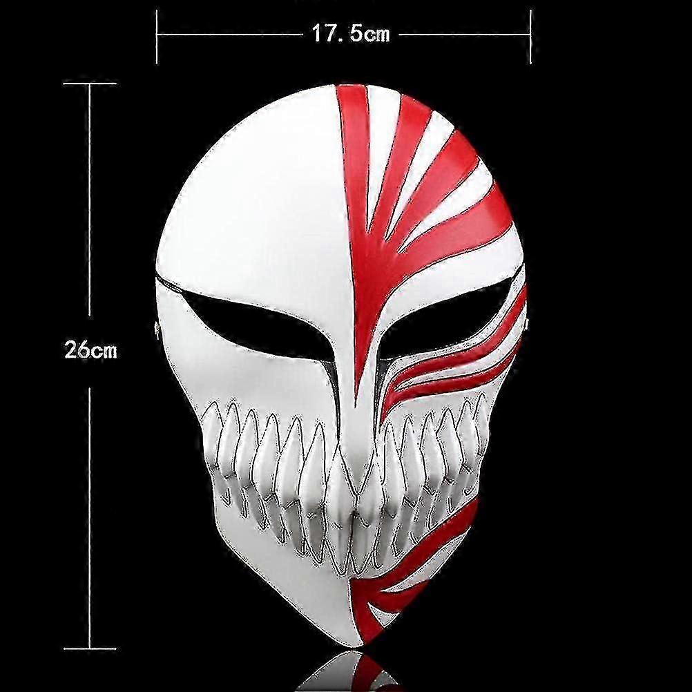 Resin Bleach Ichigo Kurosaki Mask Hollow Cosplay Halloween Masquerade ...