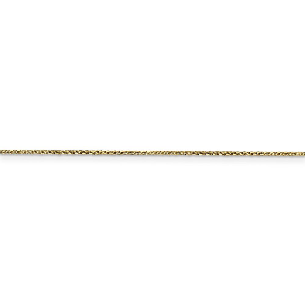 14k Gold .95mm Sparkle Cut Cable Chain Necklace Jewelry Gifts for Women ...