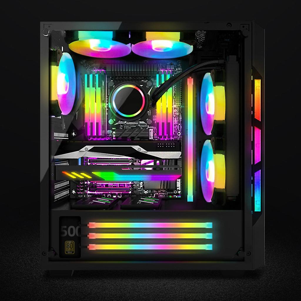 ARGB LED Strip ARGB PC Case LED Light Bar 5V 3PINx2+4PIN Desktop ...