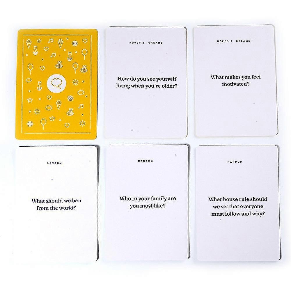 Kids Conversation Cards Starter Deck Tool And Family Game To Strengthen ...