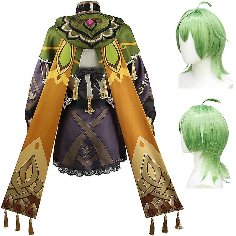 Cosplay Outfit Set With Wig , Anime Genshin Impact Cosplay Outfits ...