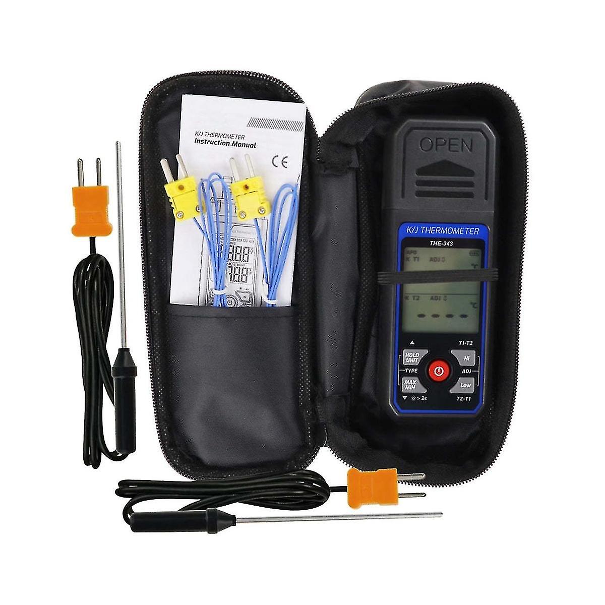 Thermocouple Thermometer Digital K Type Thermometer with 4 ...