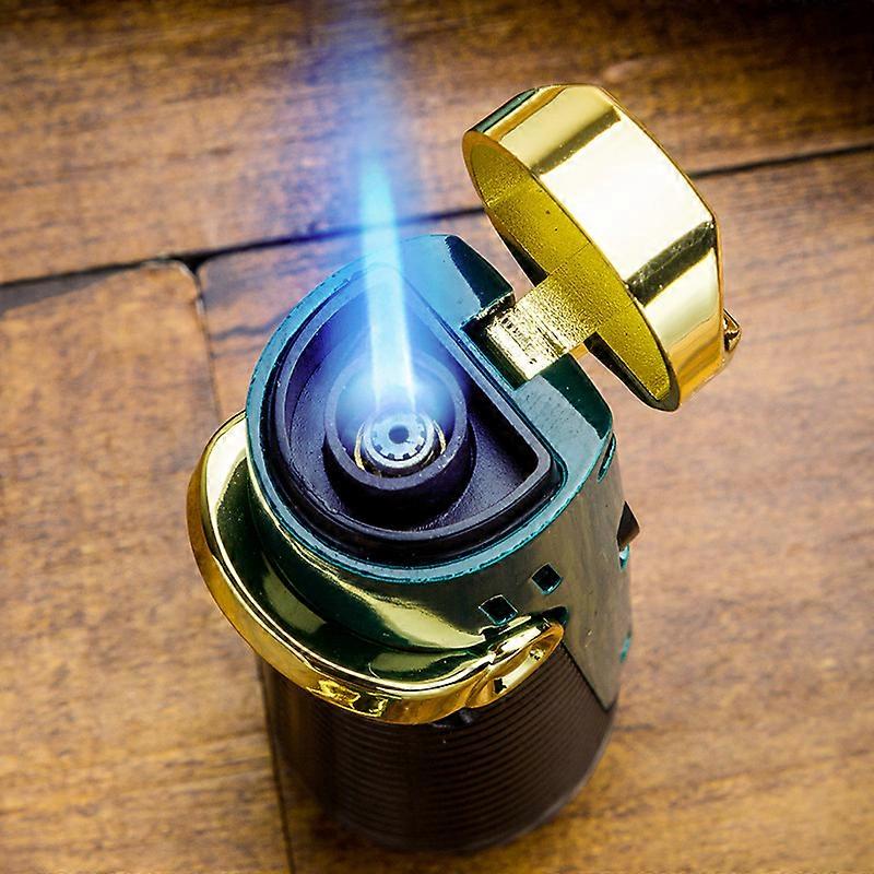 Lubinski Cigar Set Metal Lighter Scissors Ceramic Ashtray Three-Piece ...