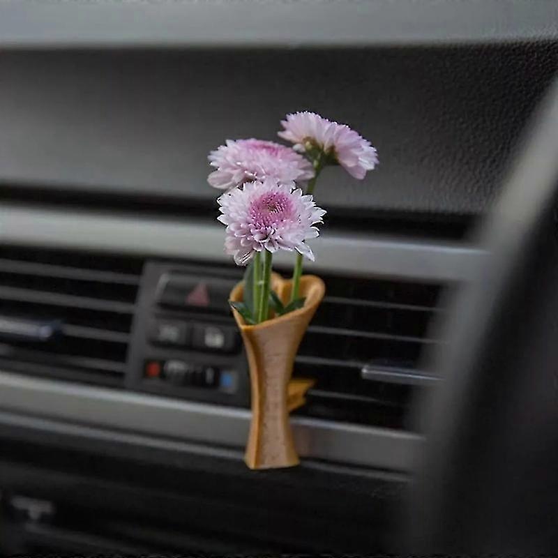 Cozy Boho Car Vase, 3D Printed Car Flower Vase Clip Holder,Car Vase ...