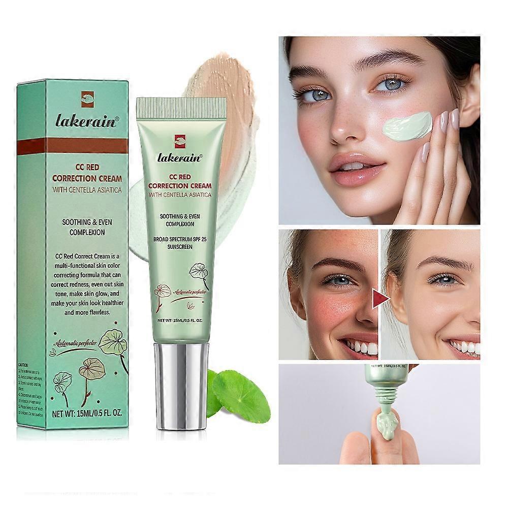 CC Red Correction Cream with Centella Asiatica, Cream against Redness ...