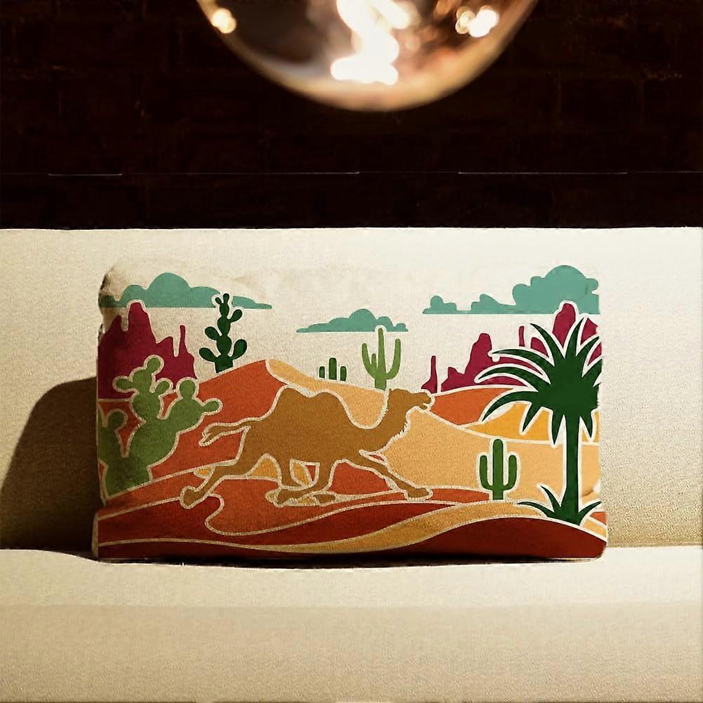 Desert Camel Stencil 11.78.3inch Large Desert Landscape Stencils with ...