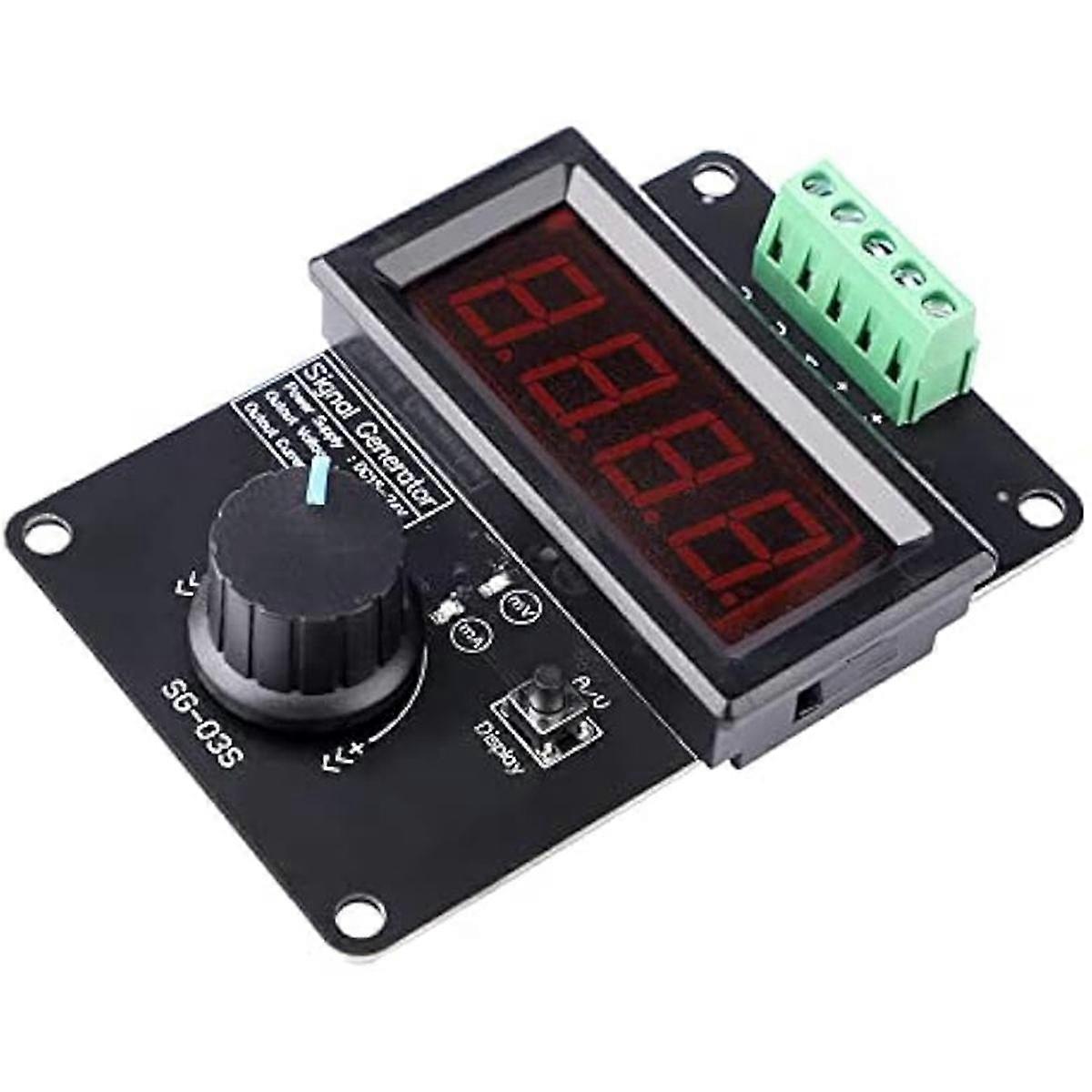2 Adjustable Signal Generator,DC0-10V 4-20mA Current Voltage Analog Simulator for Value ...