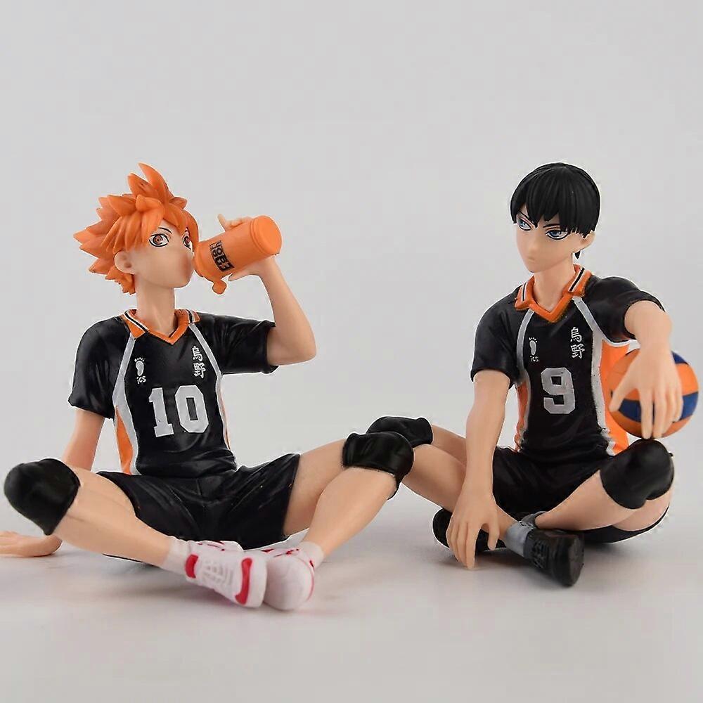 10cm Haikyuu!! Anime Figure Hinata Shoyo Tobio Kageyama PVC Action ...
