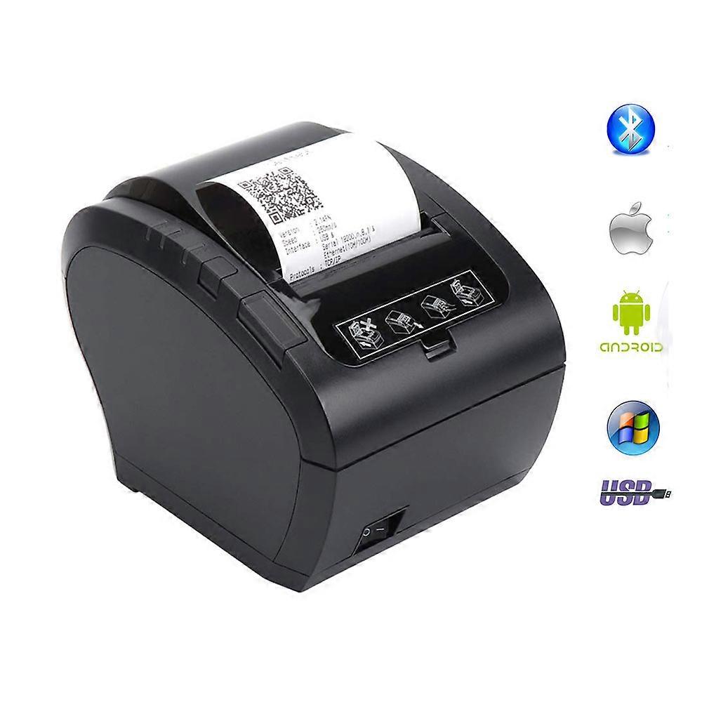 80mm Thermal Receipt Printer Automatic cutter Restaurant Kitchen POS ...