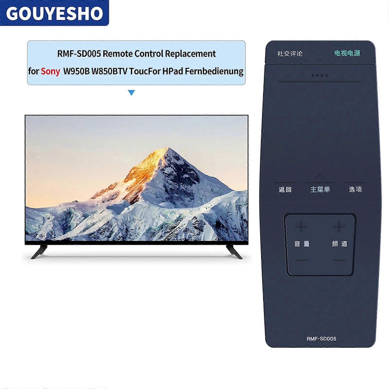 New RMF-SD005 Touch Pad Remote Control For Sony Bravia Smart TV W950B ...