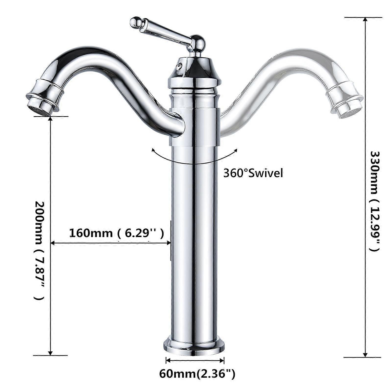 High Basin Mixer Tap Basin Mixer Tap for Wash Basin or Bathroom Basin ...