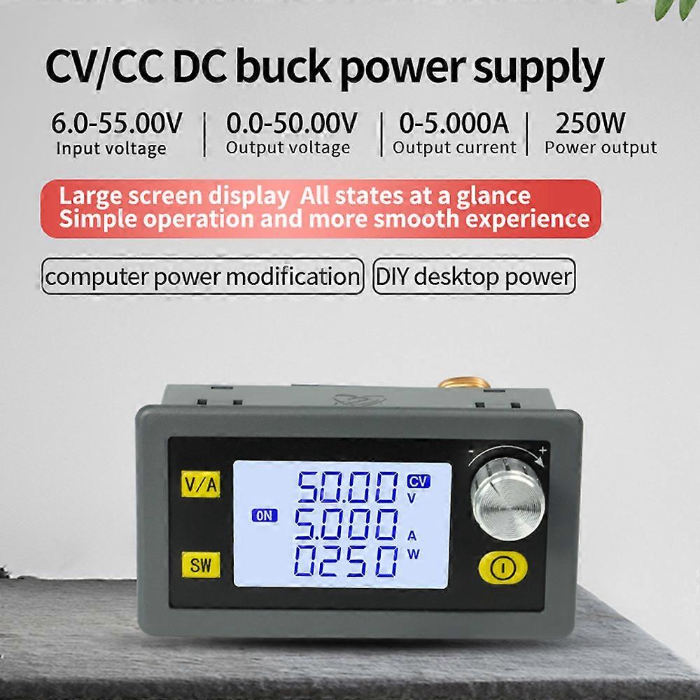 250W 400W CC CV DC-DC Buck Boost Converter 6~55V to 0~50V Adjustable Regulated Laboratory Power ...