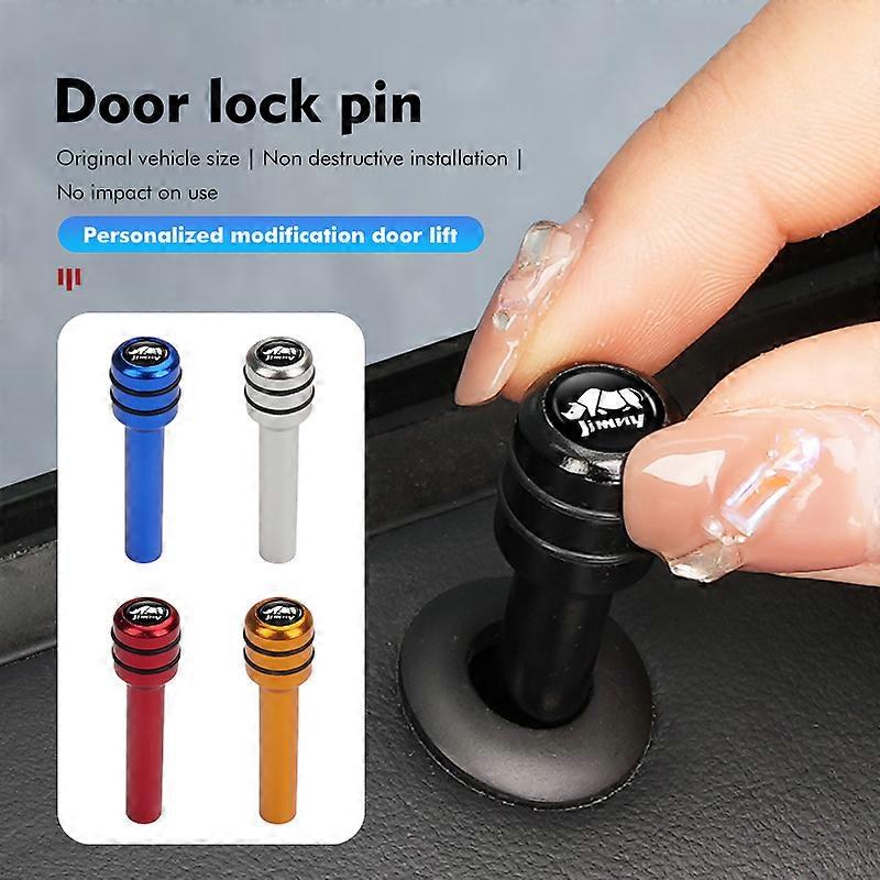 Car Security Door Lock Pins Aluminum Universal Auto Interior For Suzuki ...