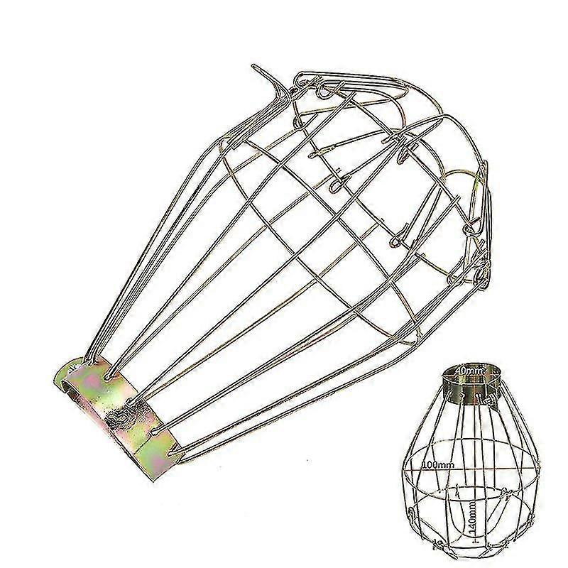 1pc Iron Wire Bulb Guards Clamp Metal Lamp Cage Retro Trouble Light ...