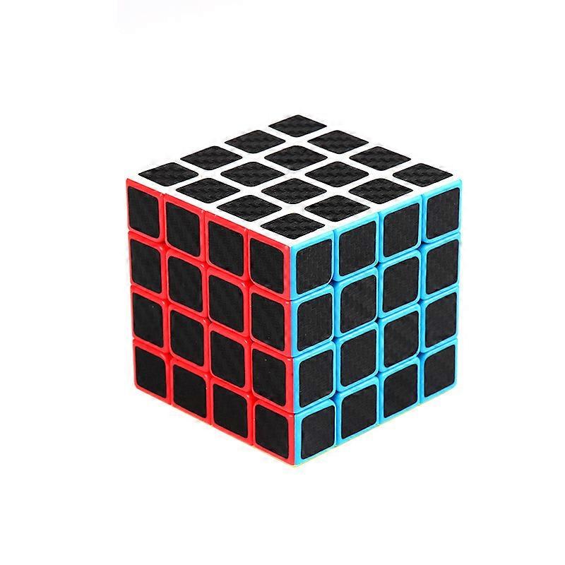 MOYU MeiLong 3x3x3 4x4x4 Magic Cube Multicolor Carbon Fiber Stickers Adjustable Speed Puzzle ...