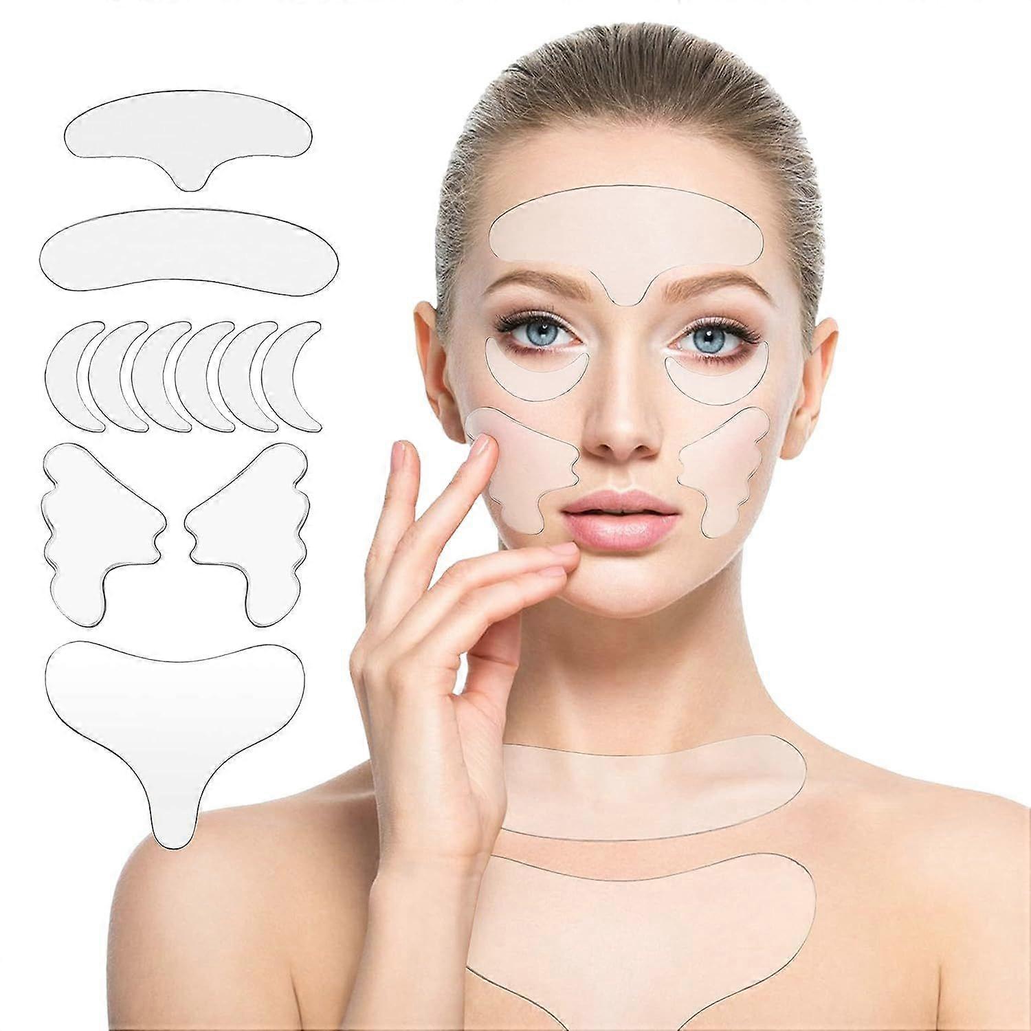 Face and Forehead Wrinkle Patches, Anti Wrinkle Patches 11 Pcs ...