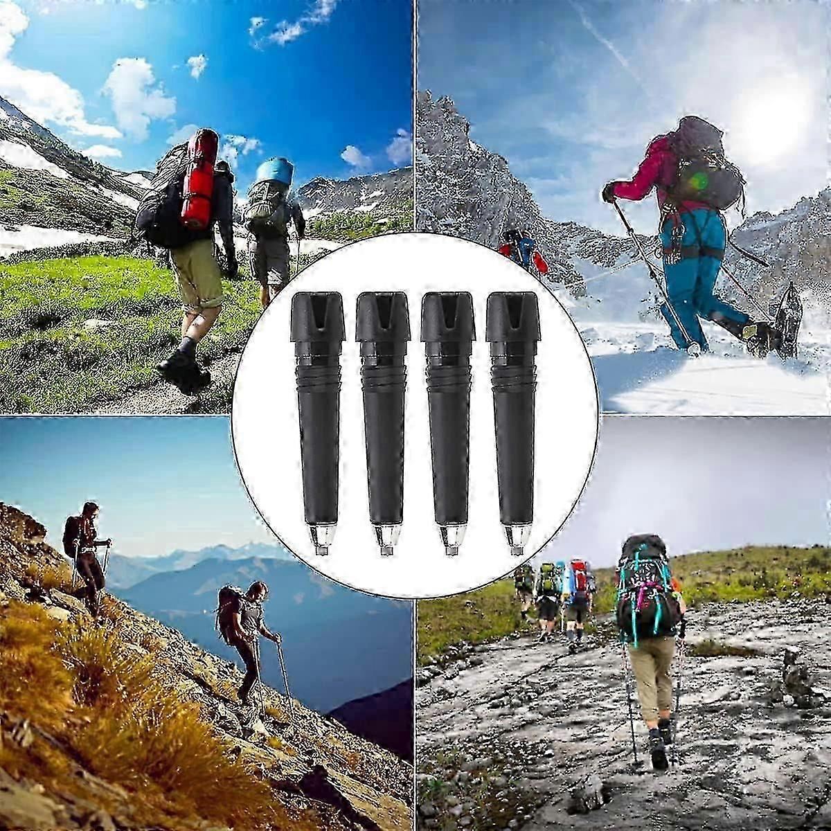 Alpenstock Tip,8 Pcs Trekking Pole Tip Portable Alpenstock Tip ...