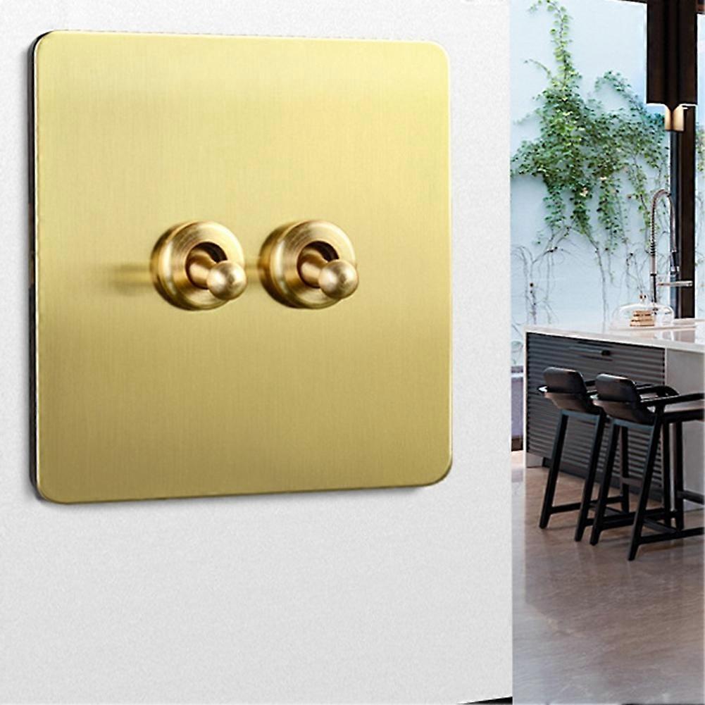 Gold Rocker Toggle Switch Brass Lever Switch Home Accessories | Fruugo UK