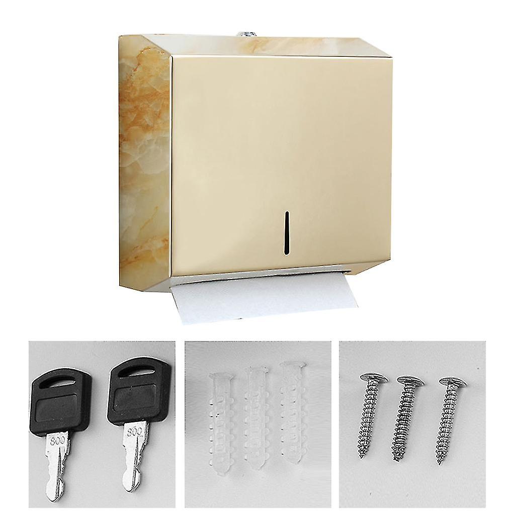 Wall-mounted Paper Towel Dispenser Stainless Steel Large Capacity ...