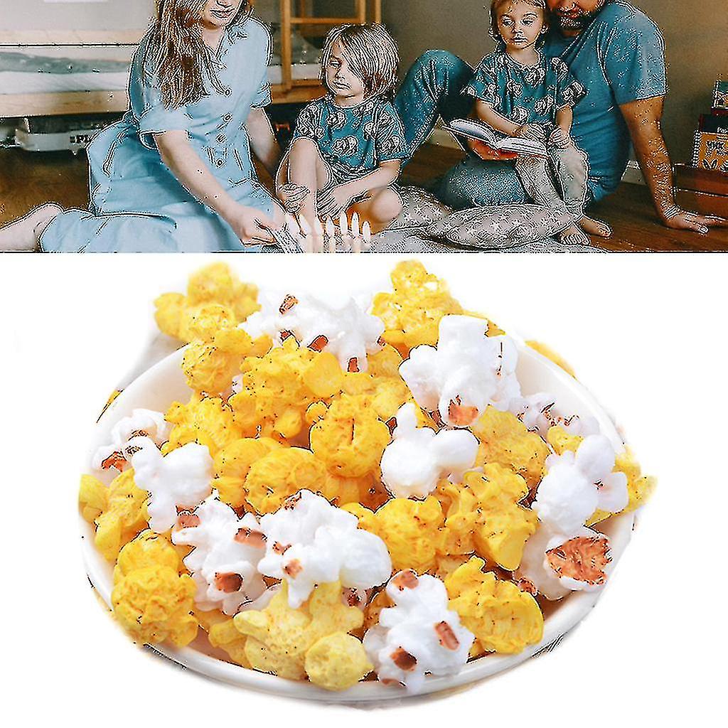60 Pcs Artificial Popcorns Simulation Fake Food Model For Popcorn Photo ...