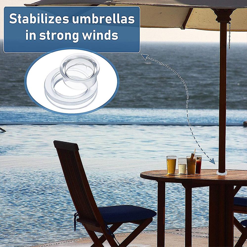 Outdoor Garden Umbrella Wedge Parasol Base Stand Umbrella Table Ring ...