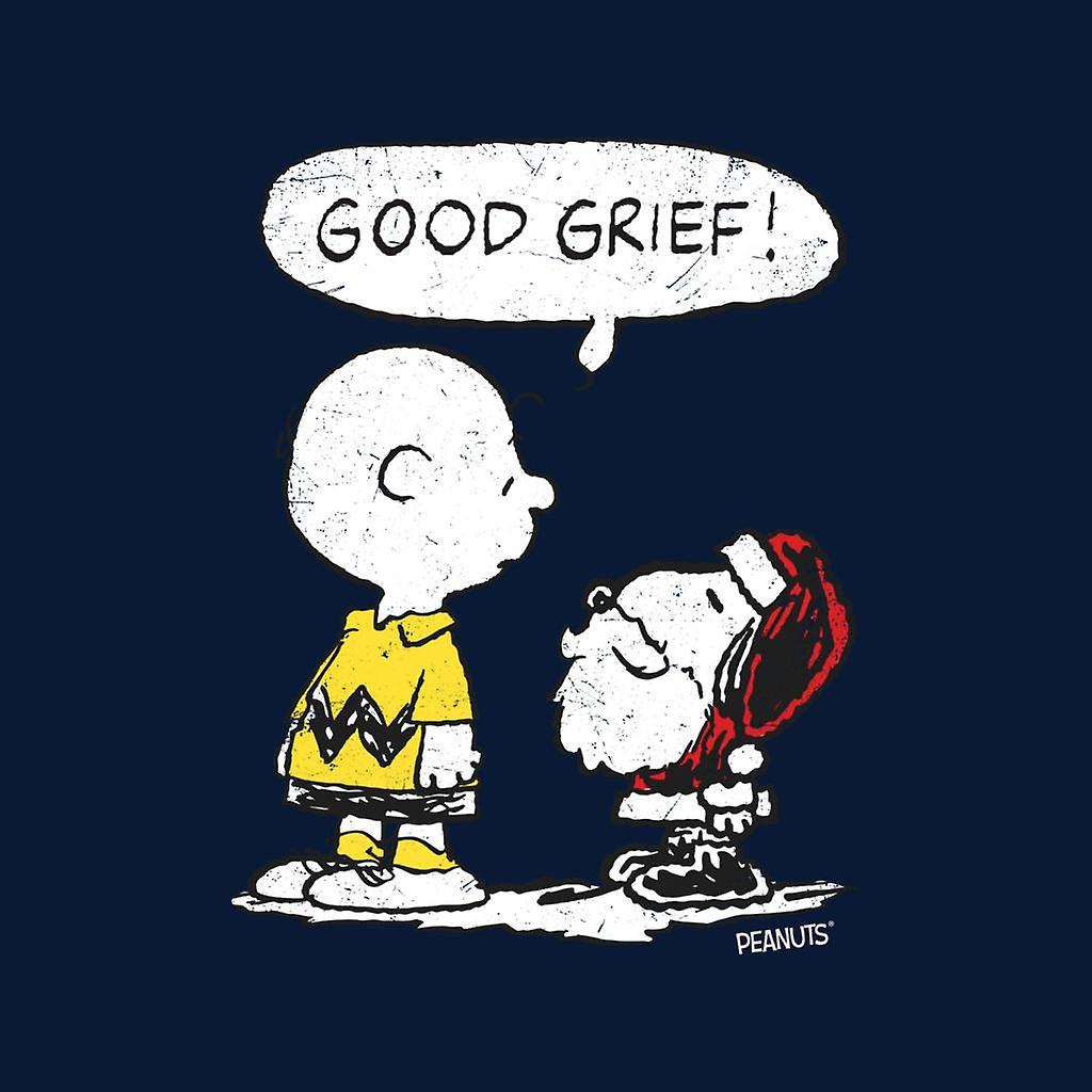 Peanuts Christmas Good Grief Santa Snoopy Women's Hooded Sweatshirt ...