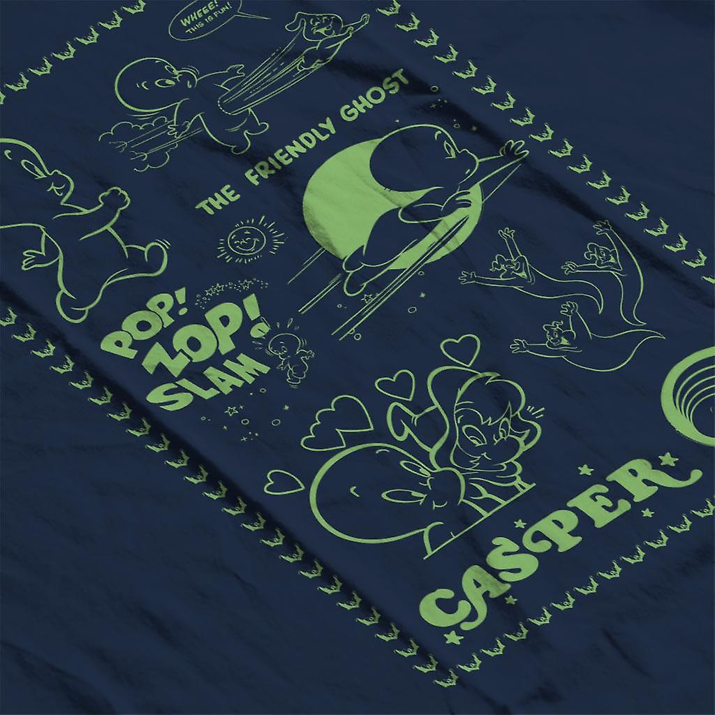 Casper The Friendly Ghost Pop Zop Slam Stamp Men's Vest | Fruugo US