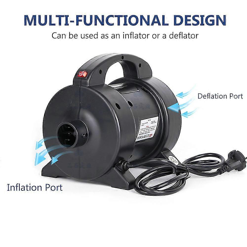 Portable 1600W Electric Pump Air Mattress Pump Quick Inflation Electric ...