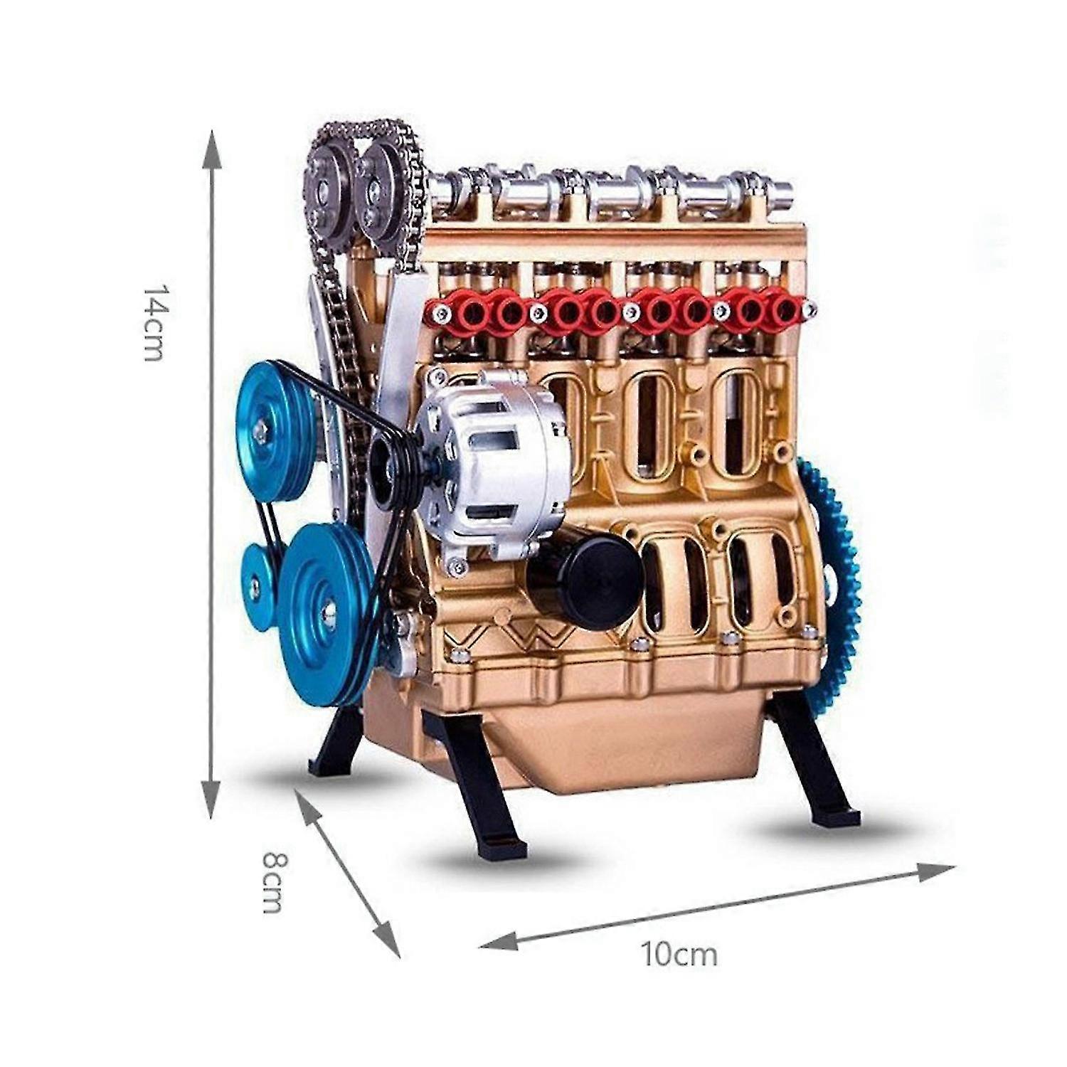 Engine Model Home Decoration Realistic Appearance Resin Craft 4/8 ...