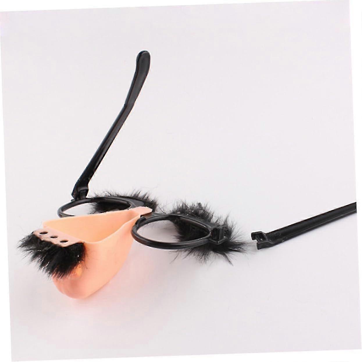 4 Pcs Halloween Fake Nose Funny Glasses With Nose Mustache Party Prop ...