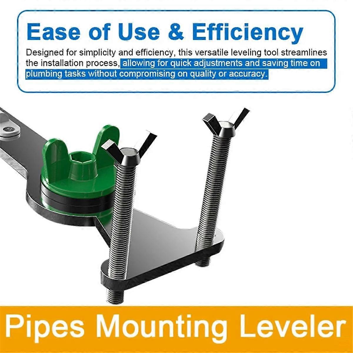 4-Points Hot & Cold Water Pipes Leveler Fixed Leveler Mounting Aid for ...