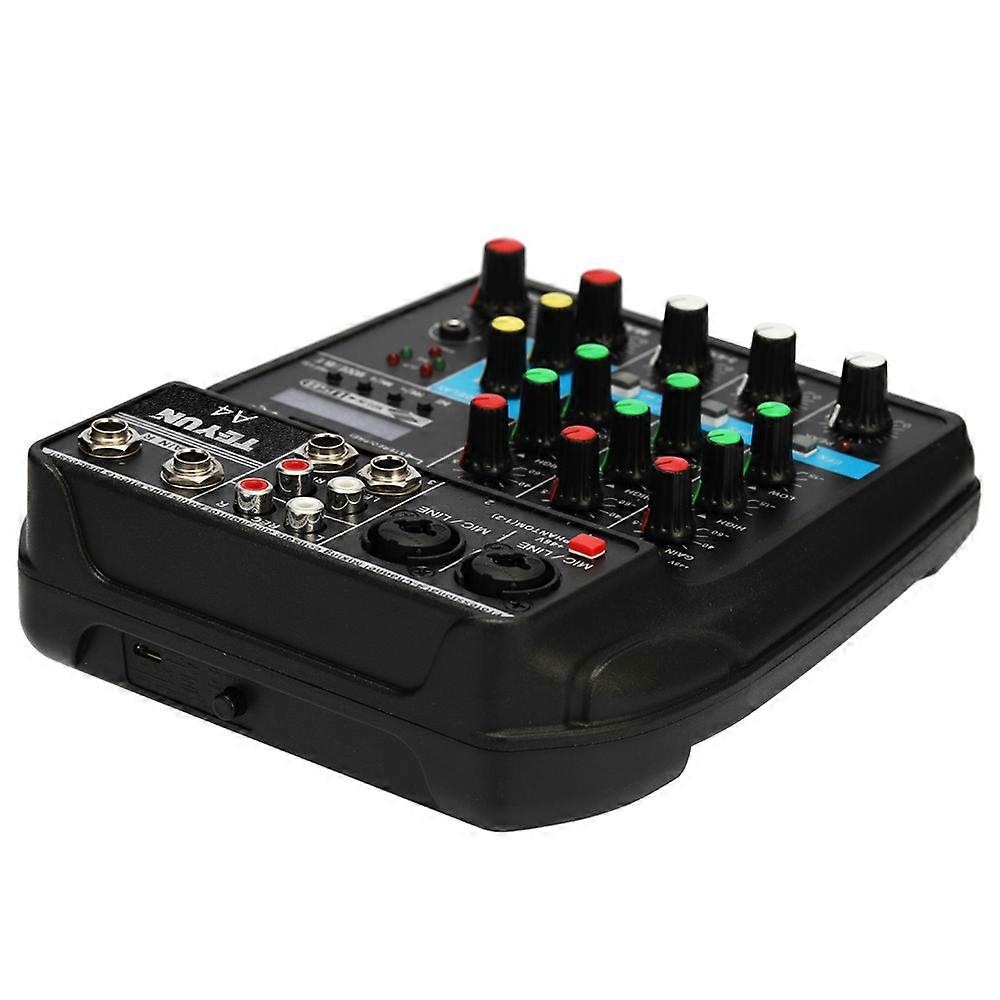 TU04 BT Sound Mixing Console Record 5V 2A Phantom Power Monitor AUX ...