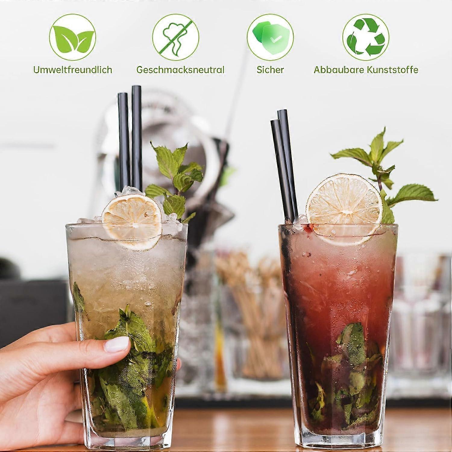 00-Pack Solid Colors Flexible Drinking Straws, Plastic Disposable Bendy ...