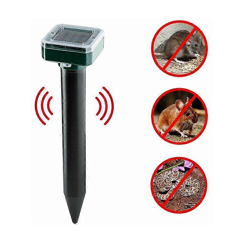 4pcs Garden Cat Repeller, Solar Ultrasonic Marten Repeller Waterproof ...