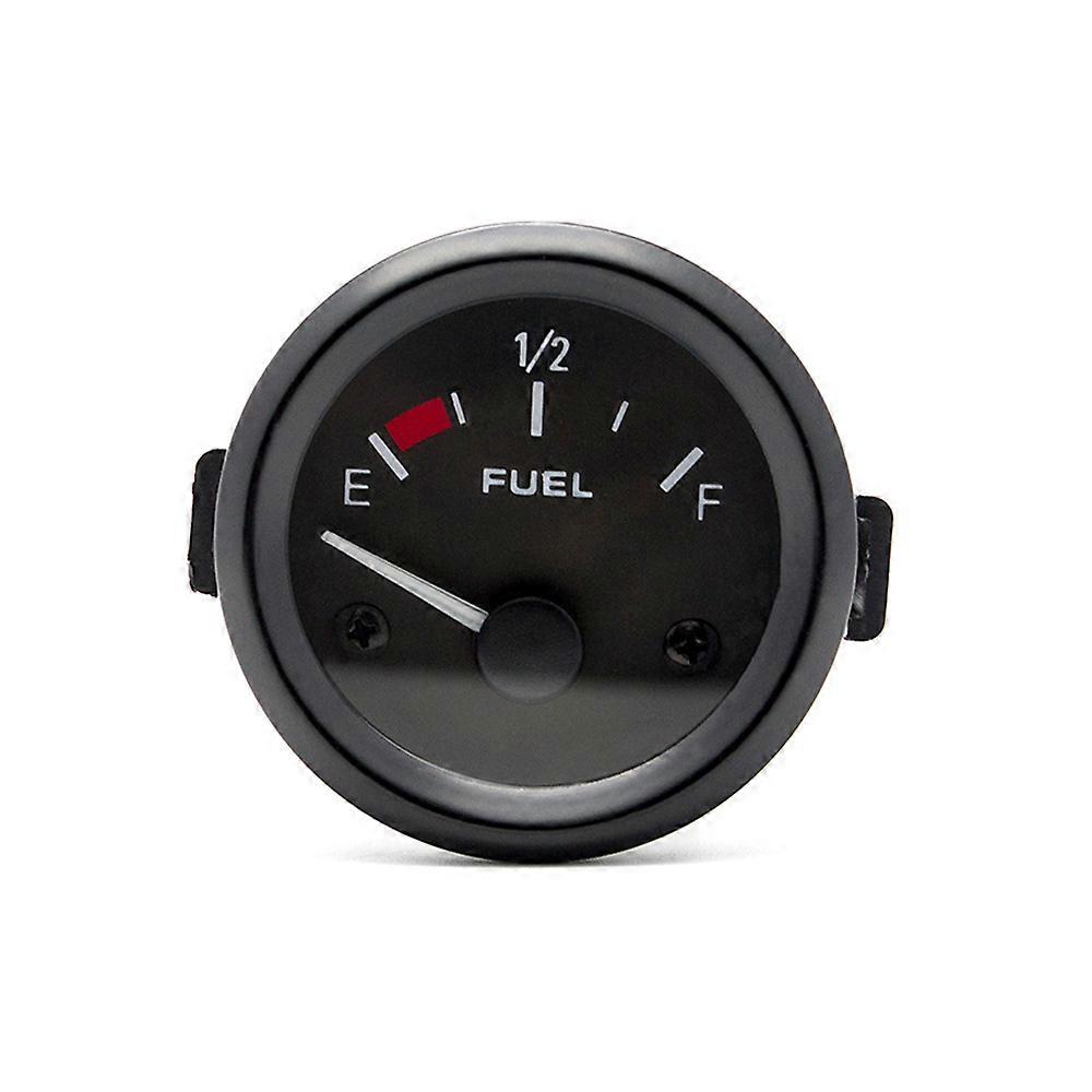 2'' 52mm Fuel Level Gauge, 12V Pointer Car Fuel Tank Meter with LED ...