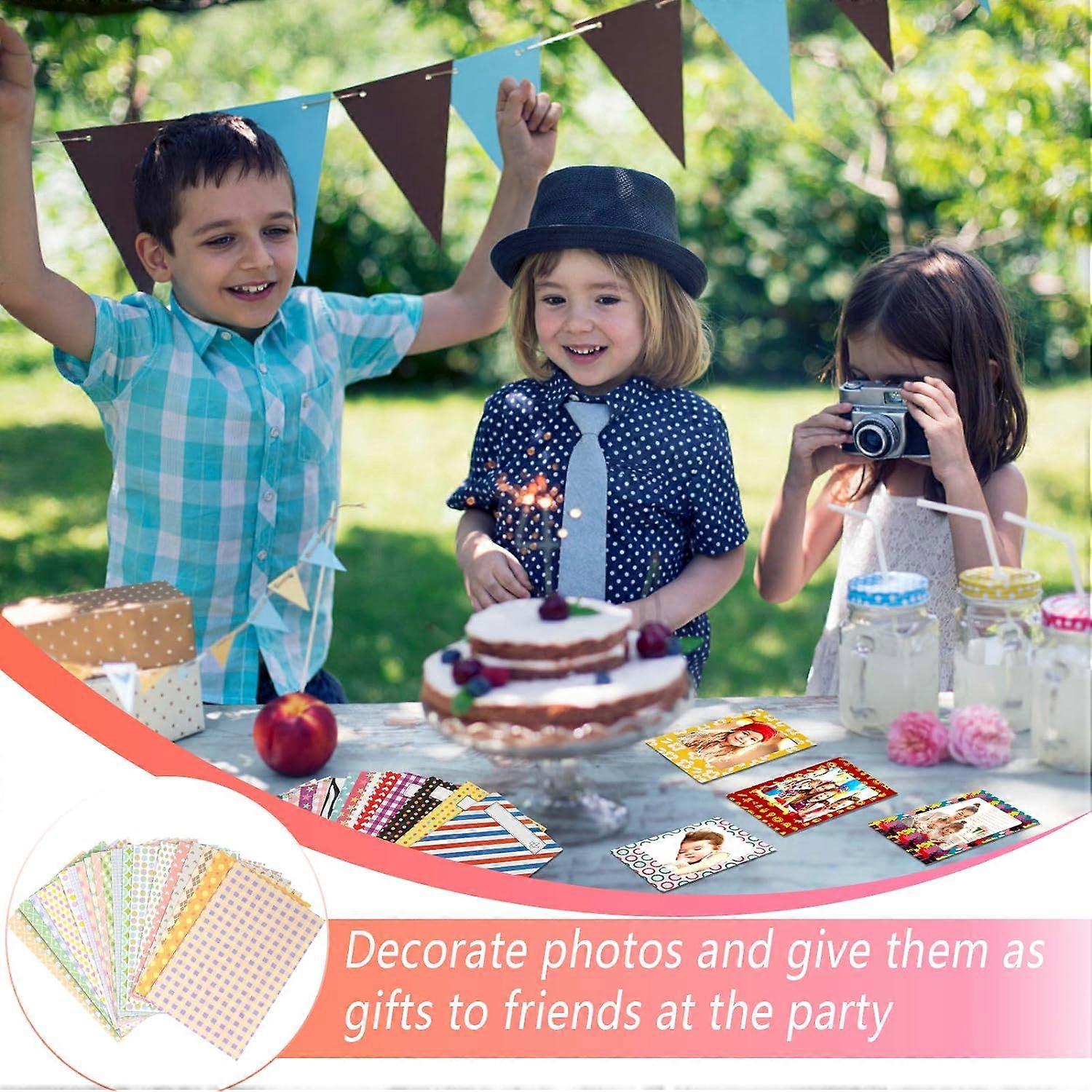 140 Pcs Film Sticker Set Colorful Film Sticker Photo Frame Sticker ...