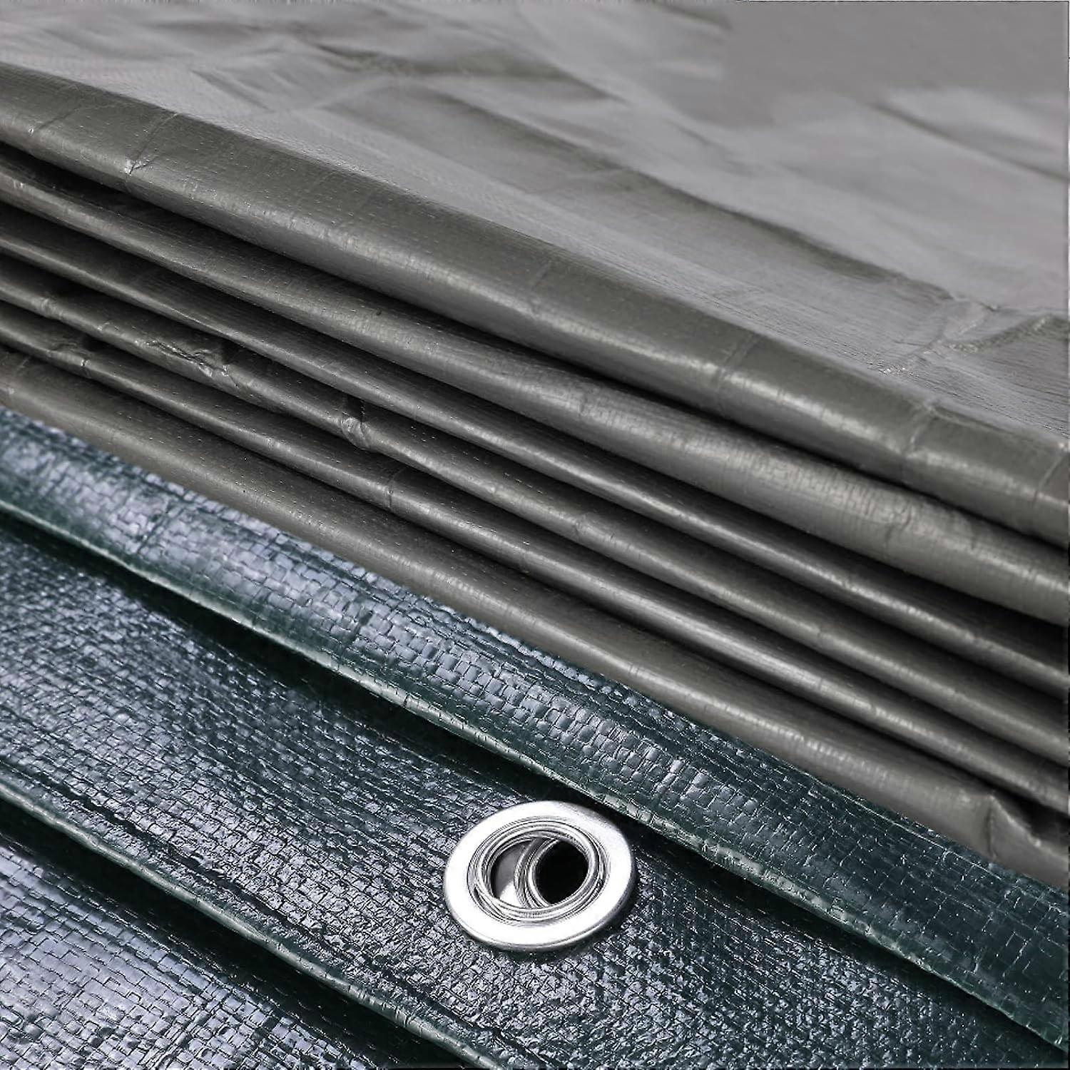 Protective Tarpaulin with Eyelets, Industrial Tarpaulin 3x6m, 160 g/mPE ...
