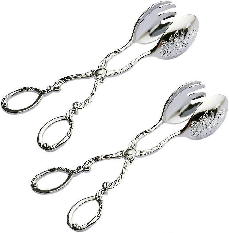 Small Buffet Salad Tongs, 8" Catering Chef Food Salad Grill Cutlery ...