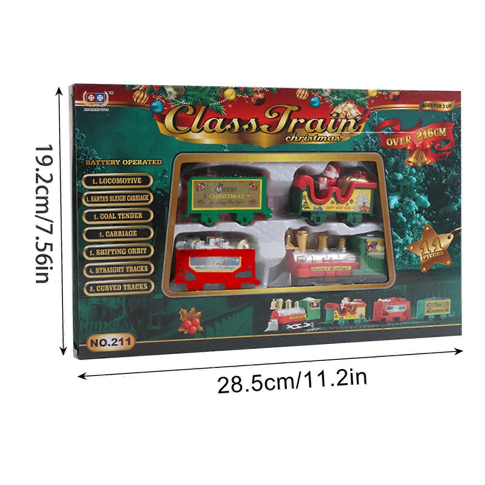 Toy Train Set Christmas Train Set Railway Tracks Battery Operated Toys ...