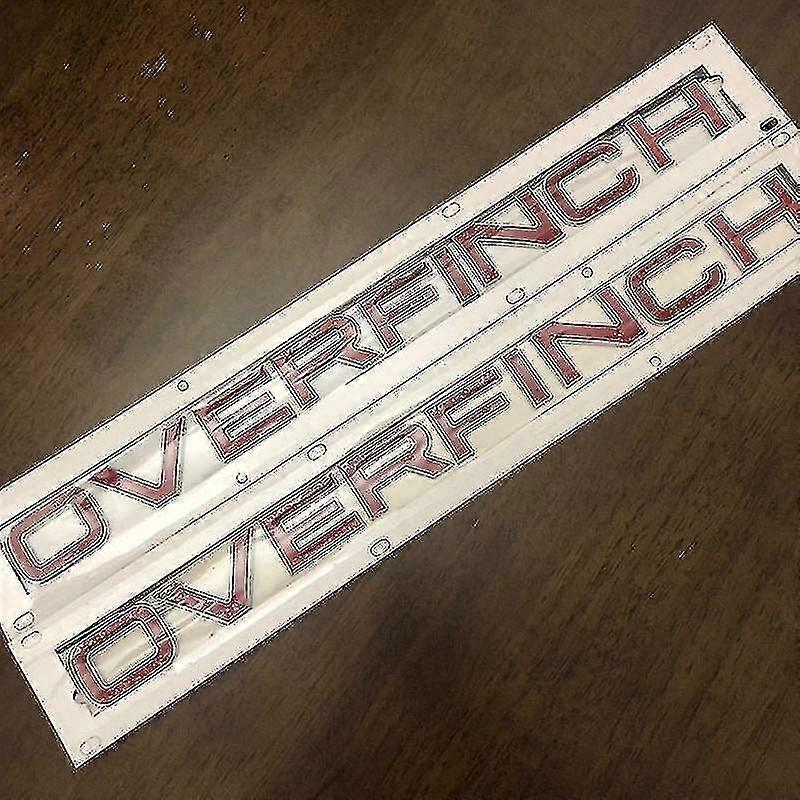 Letters Emblem For Ra-nge Ro-ver Overfinch Badge Car Styling Refitting ...