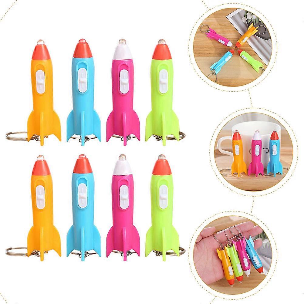 12 Pcs Kids Key Chains Flashlight Keychains Bulk Mini Flashlight Party ...