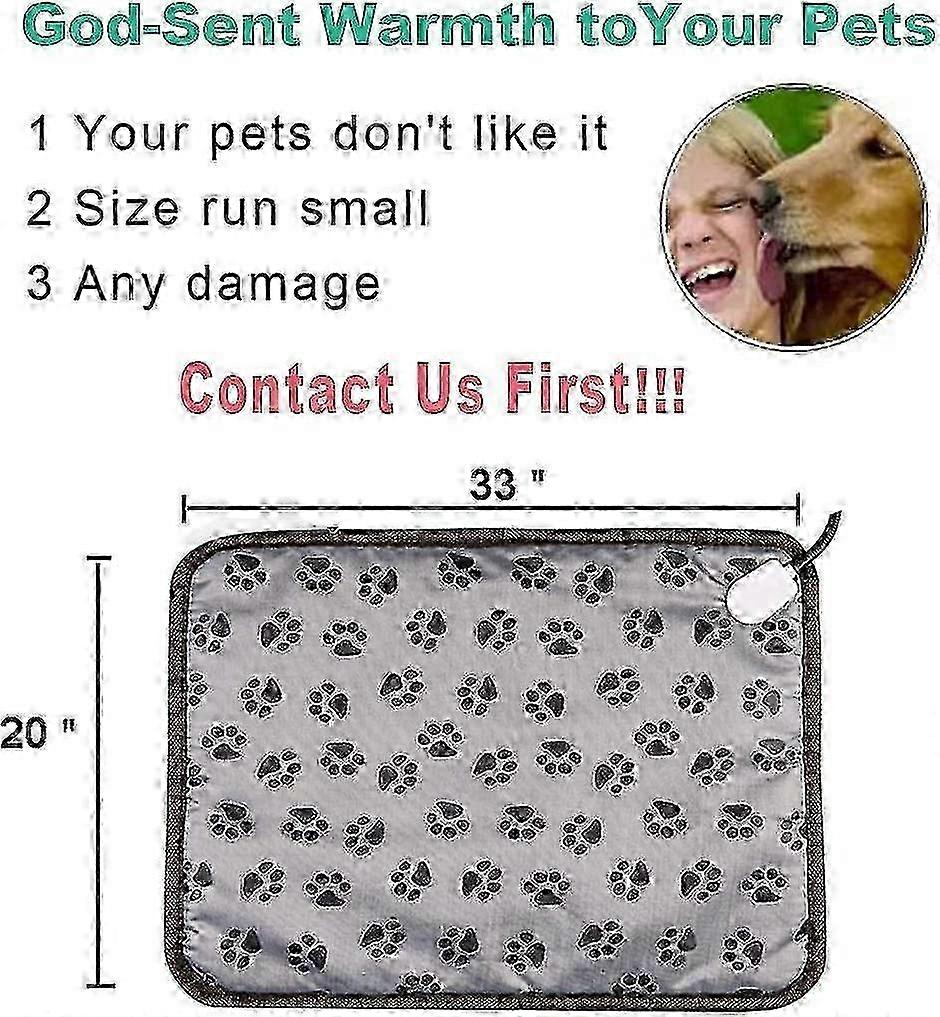 Utomhus Extra stor husdjursvärmedyna utanför XL elektrisk värmematta ...