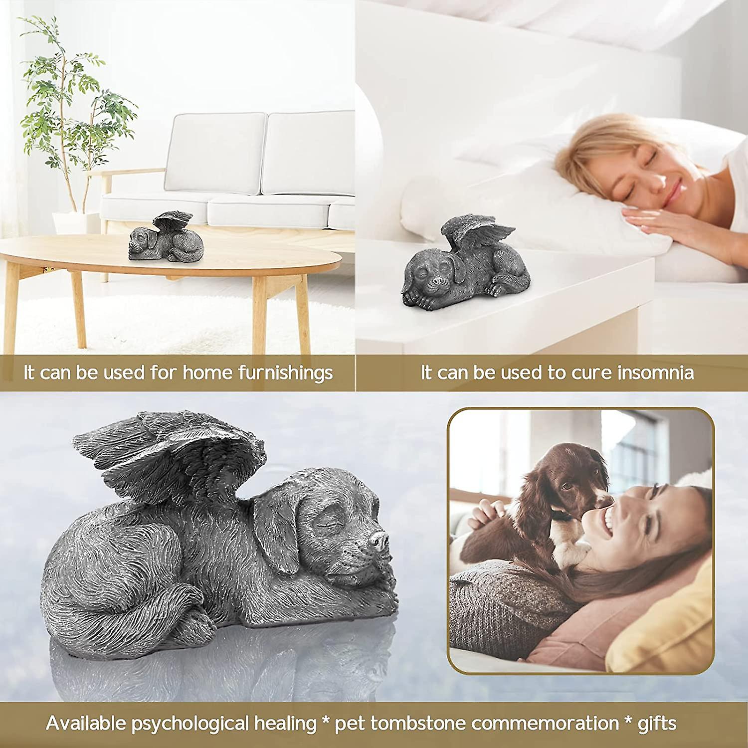 Pet Memorial Stone, Memorial Grave Marker, Resin Dog Memorial Statue ...