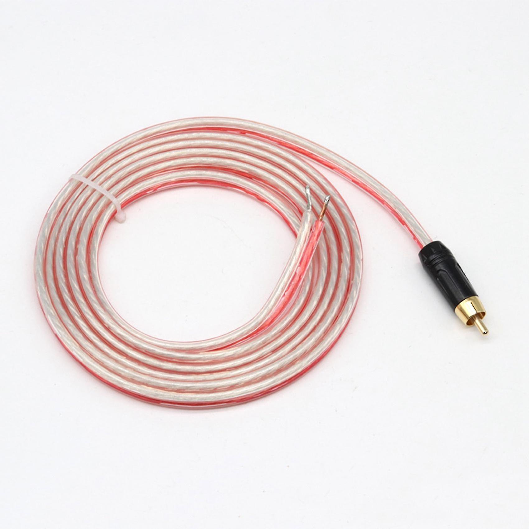 Replacement Repair Speaker Bare Wire Cable 5ft With Rca Plug To ...