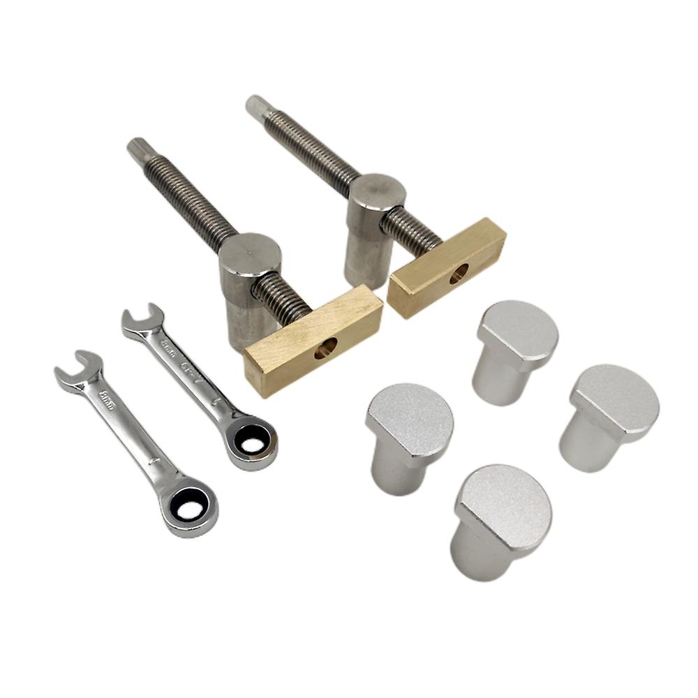 Woodworking Desktop Clip Adjustable Clamp W/ Bench Dog Holes Stop Fast ...